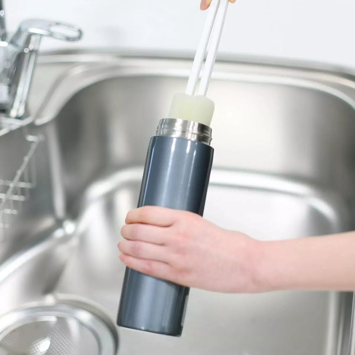 Asso Long Reach Sponge Brush For Bottles & Jugs – Japanese Taste