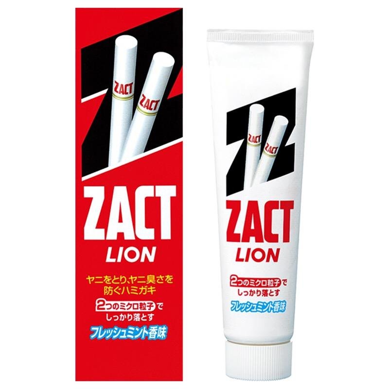 Lion Zact Toothpaste for Removing Stain and Bad Breath 150g – Japanese Taste