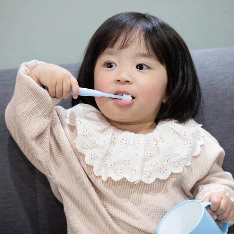 Hapico Step 2 Baby & Toddler Toothbrush Easy 360 Degree Brush Purple ...