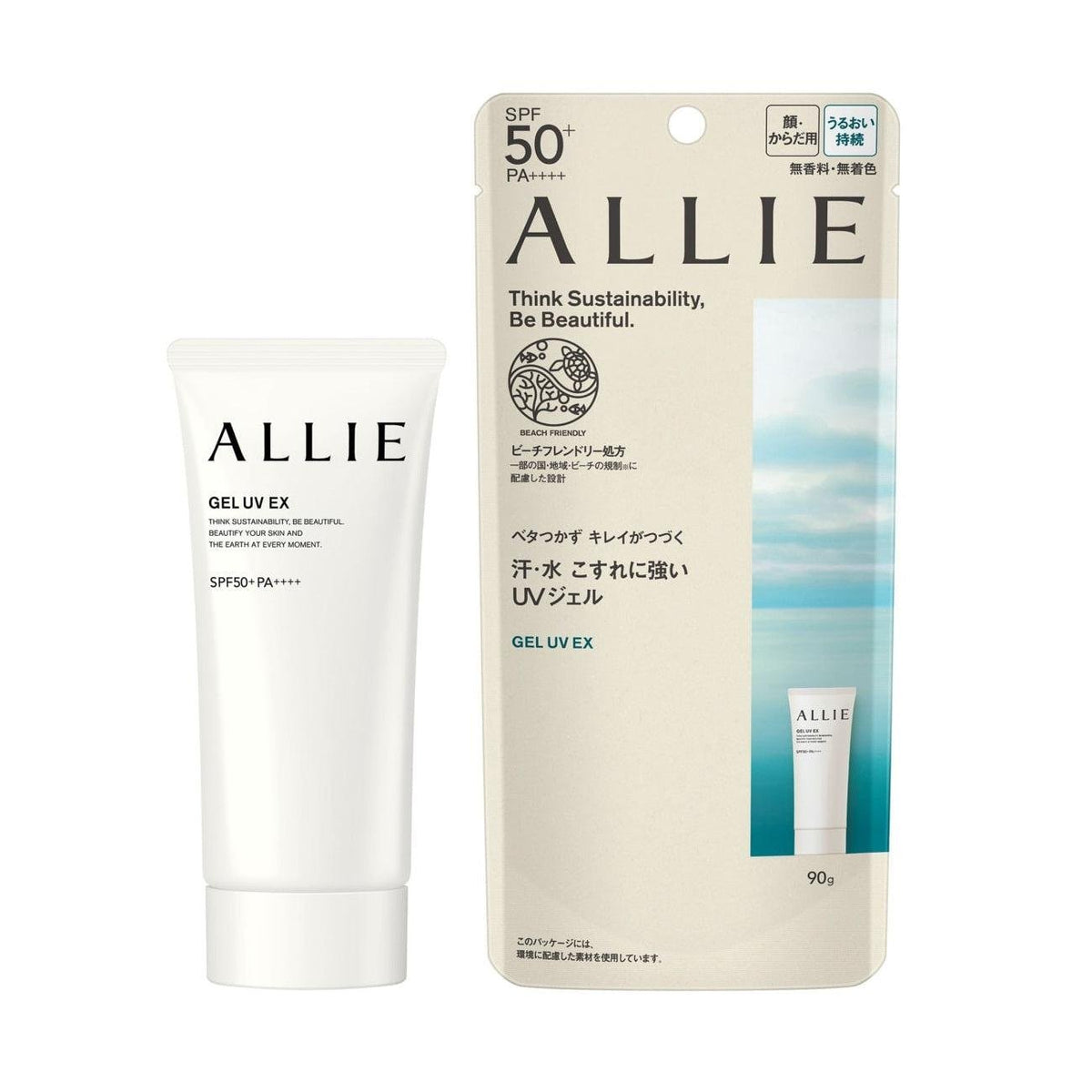 Kanebo Allie Gel Sunscreen UV EX (Coral Reef Safe Sunscreen) SPF50+ PA ...